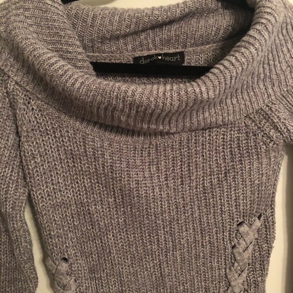 Derek Heart | Tops | Tunic Gray Knit Sweater Winter Fall Derek Heart ...